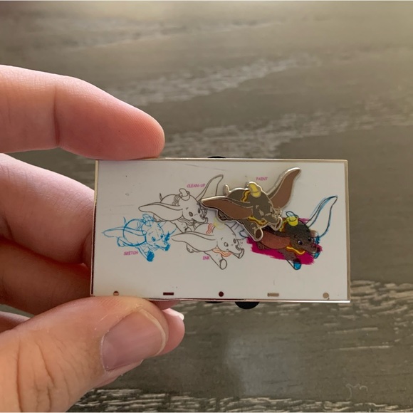 Disney | Other | Disney Ink Paint Dumbo Sketch Trading Pin | Poshmark